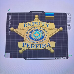 Custom Firefighter/police Badge: Personalized Emblem Patch - Etsy