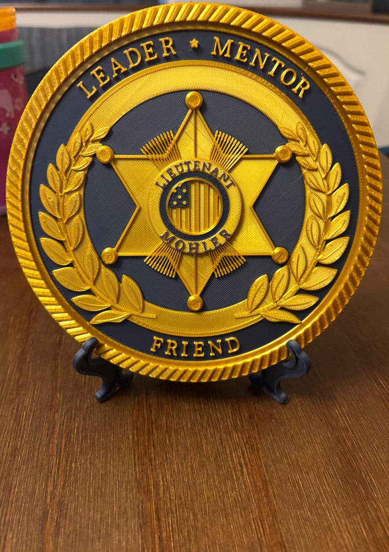 Custom Firefighter/police Badge: Personalized Emblem Patch - Etsy