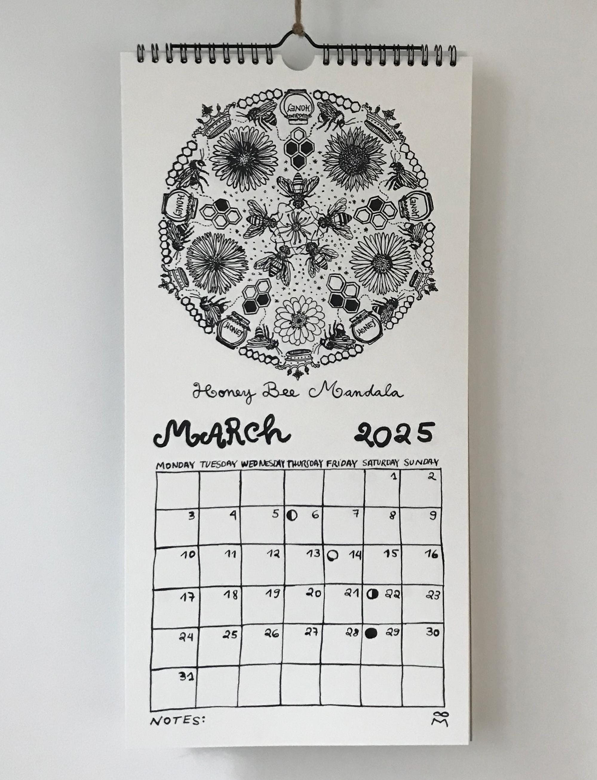 Mandalas Calendar 2025 - Etsy