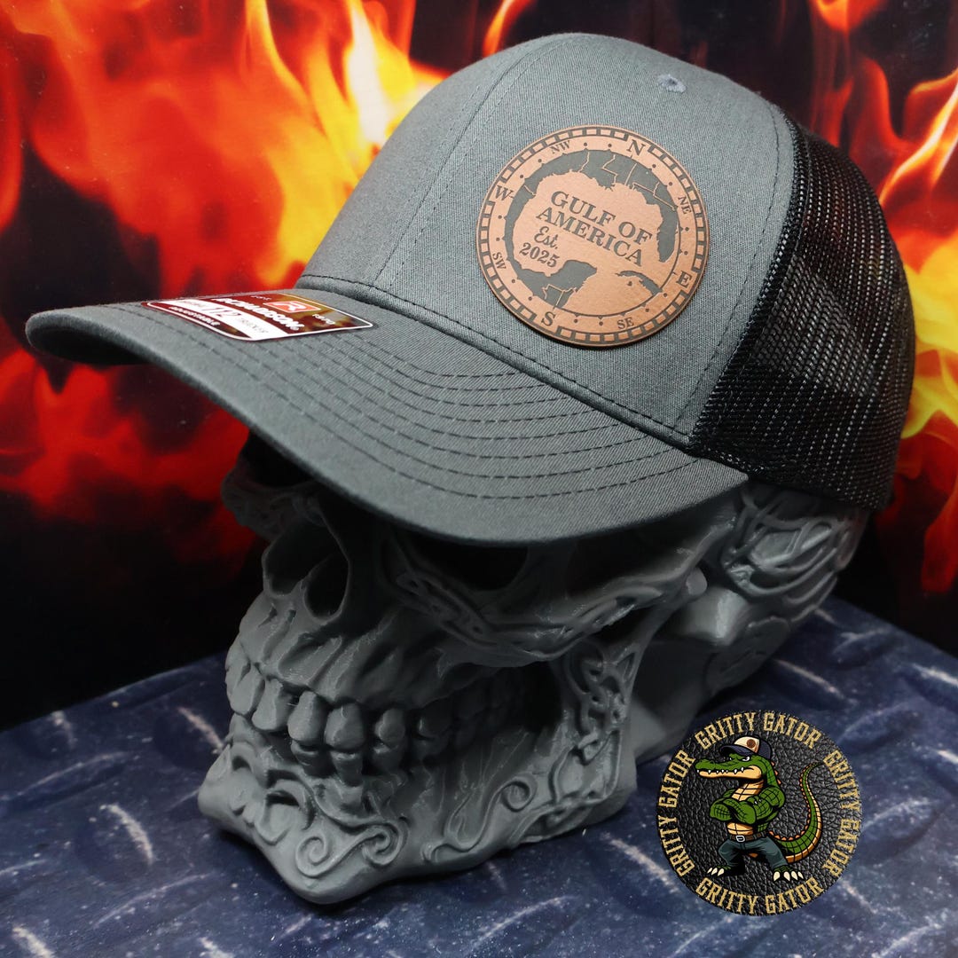 Gulf of America Est. 2025 Patch Hat From Gritty Gator, Richardson 112 ...