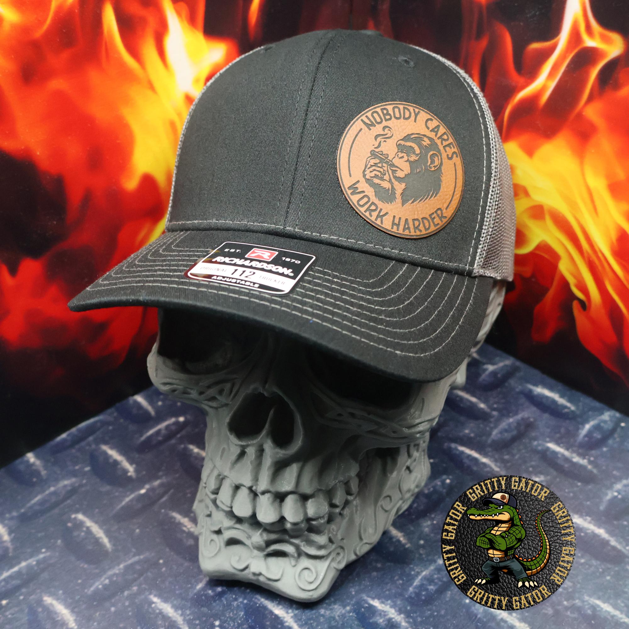 Nobody Cares Work Harder Patch Hat, Richardson 112 Snapback Trucker Hat ...