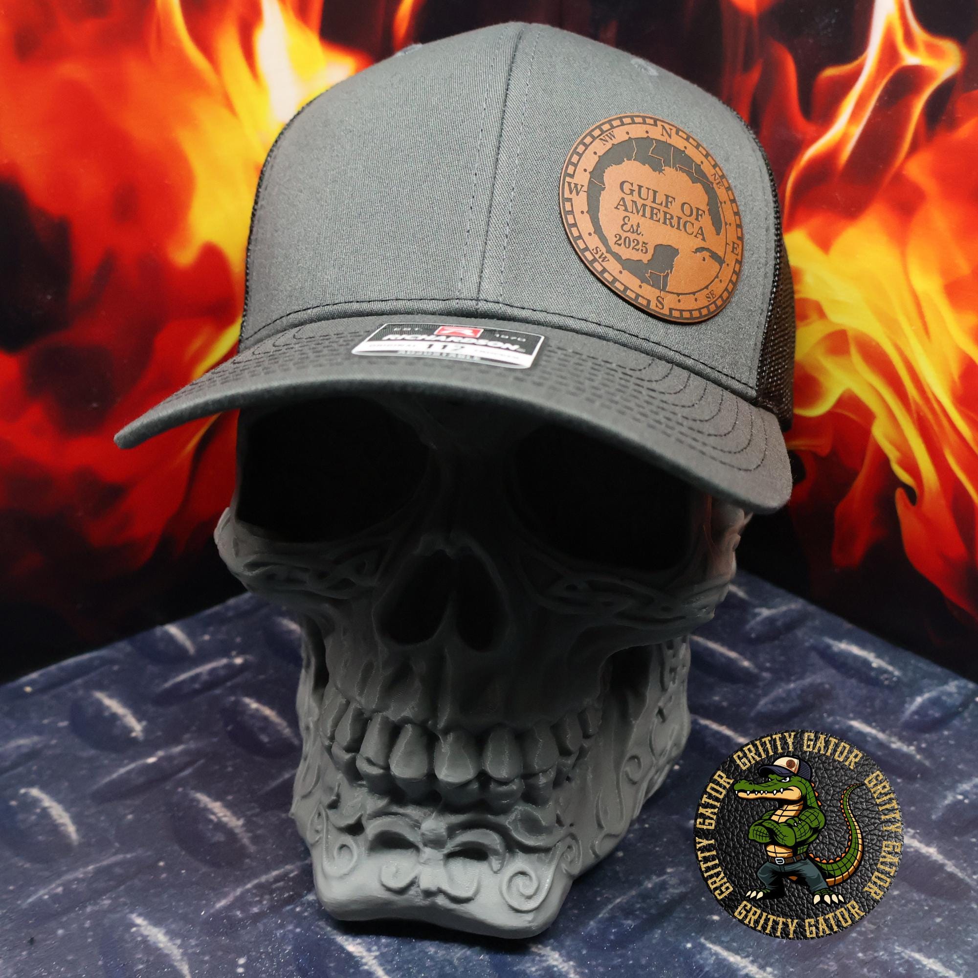 Gulf of America Est. 2025 Patch Hat From Gritty Gator, Richardson 112 ...