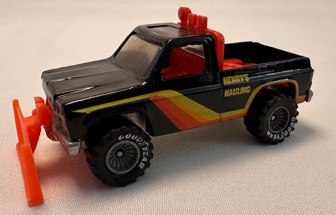 Hot Wheels 1982 Midnight Chevy Real Riders Super Scraper Snow Removal ...