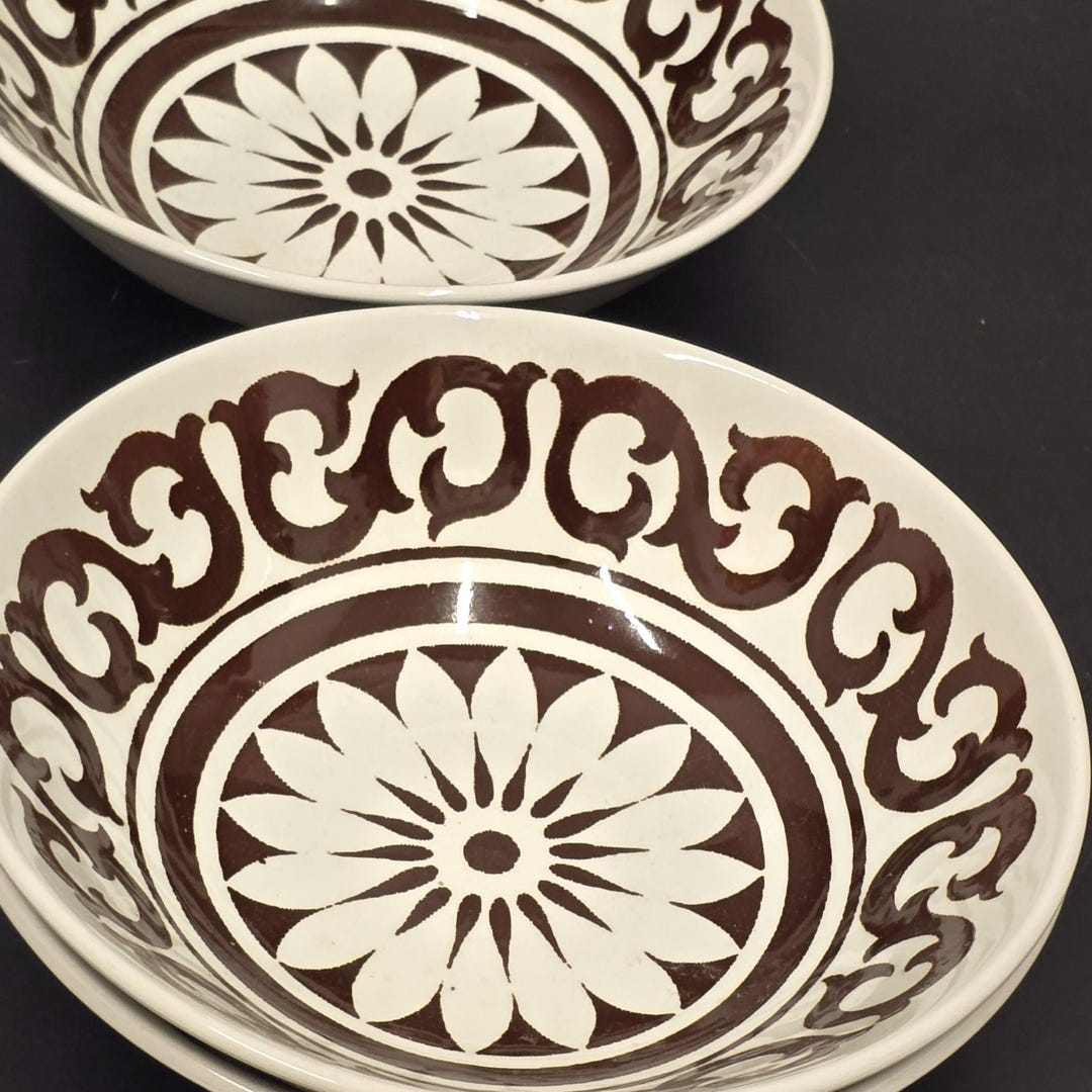 Vintage JG Meakin Maidstone Bianca Bowls: Set of 3 Soup Pudding Bowls ...