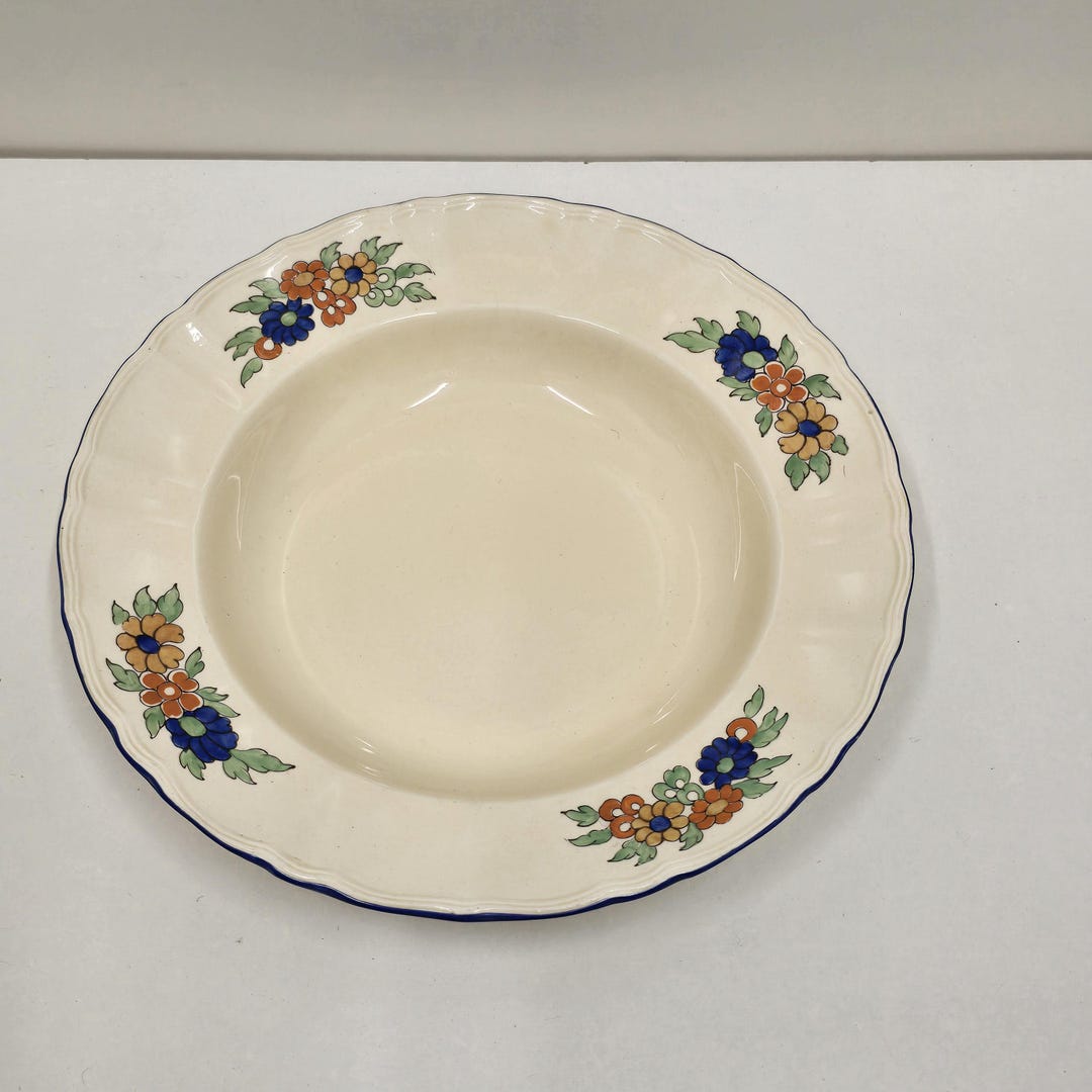 Antique L129 Masons Leeds Pattern Soup Plate 8 1/2 Inches Reproduced ...