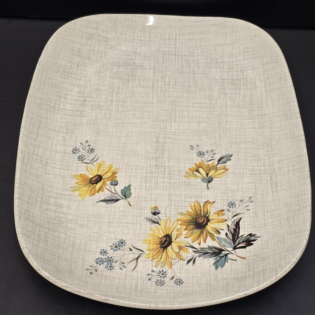 Vintage J G Sol Summertime Pattern Serving Plate 12 1/2 Inches - Etsy