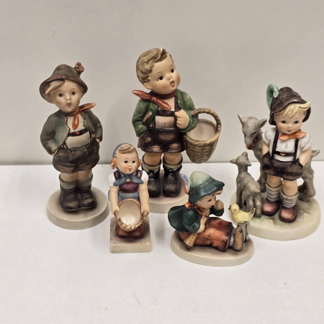 Vintage Hummel Goebel Figurines - 1960s Display Lot of 5 - Etsy