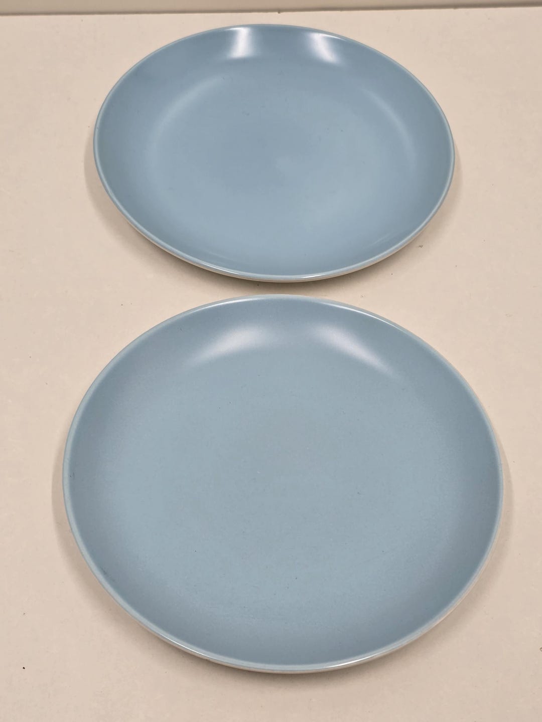 Vintage Poole Pottery Set of 2 Sky Blue Tea Plates 7 Inches - Etsy