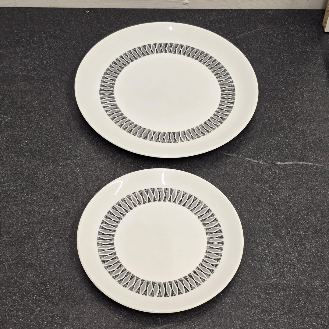 Vintage Elizabethan China Plates: Calipso Pattern, Set of 2 - Etsy