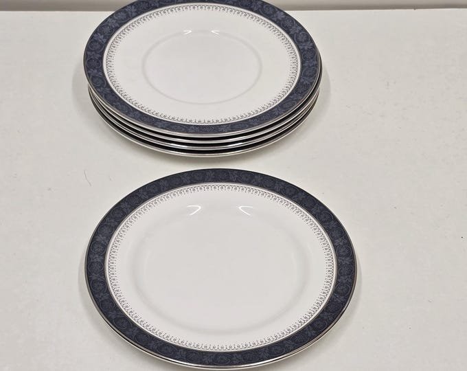 Vintage Royal Doulton Sherbrooke Bone China Bread & Butter Plates - Set ...