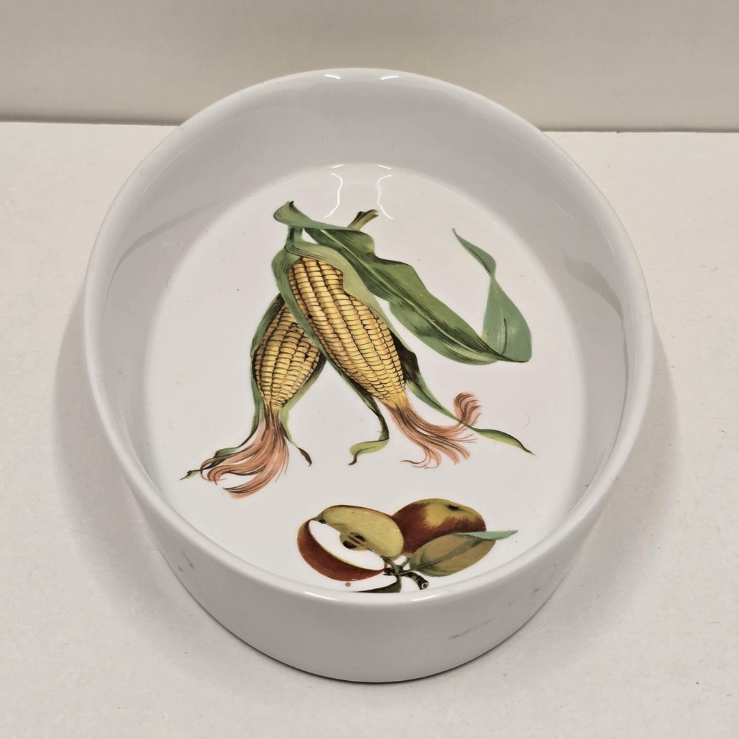 Vintage Royal Worcester China Evesham Oval Oven Dish Pattern 12 1/8 ...