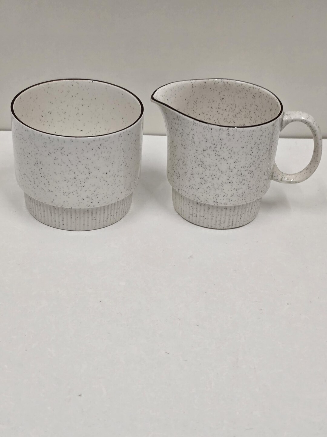 Vintage Poole Pottery Set of Parkstone Sugar Bowl and Cream Jug - Etsy