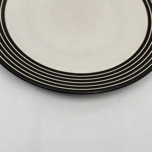 Vintage Denby Intro Black Cream Pattern Dinner Plate 10 7/8 Inches - Etsy