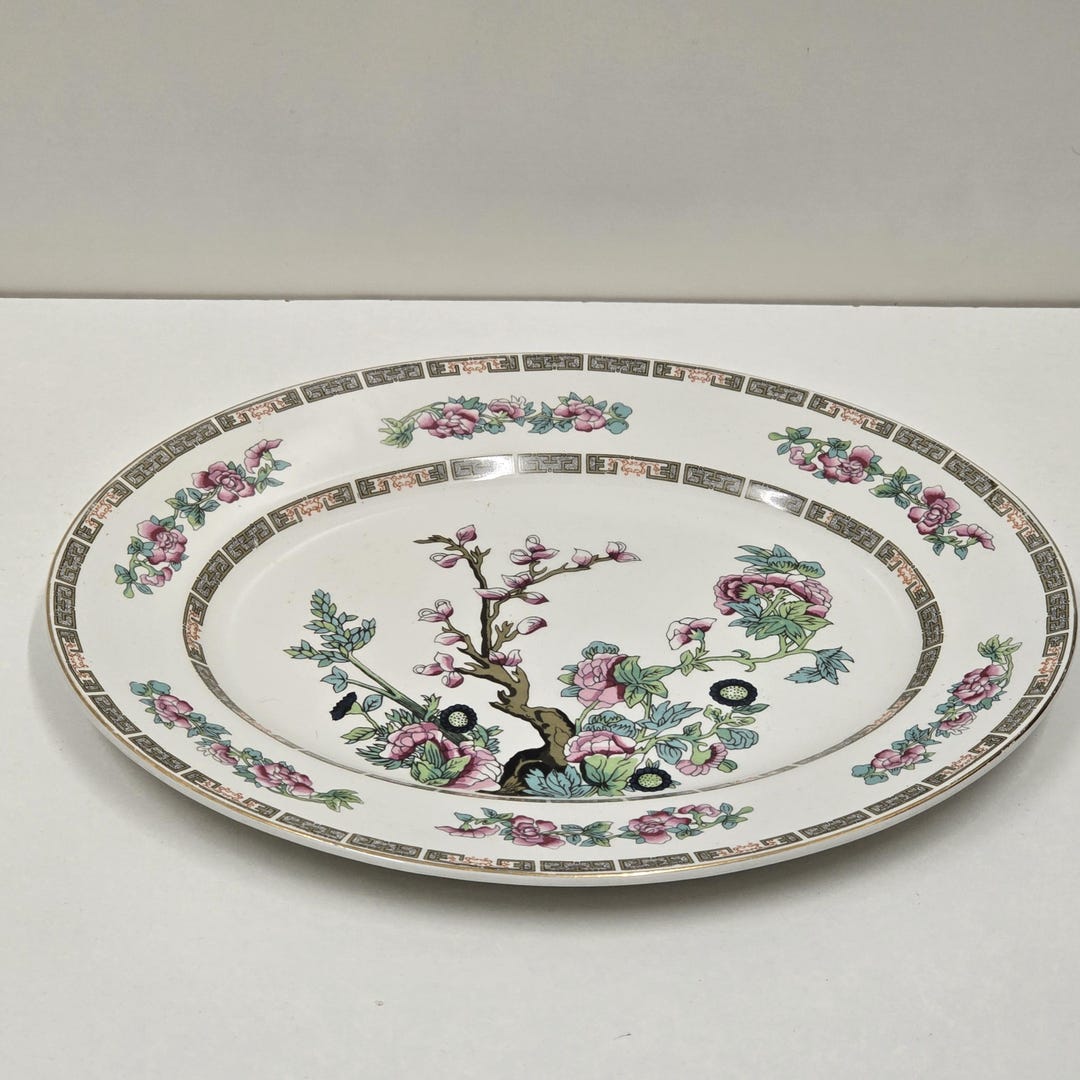 Vintage Maddock Indian Tree Pattern Large Serving Plate 11 1/4 Inches ...