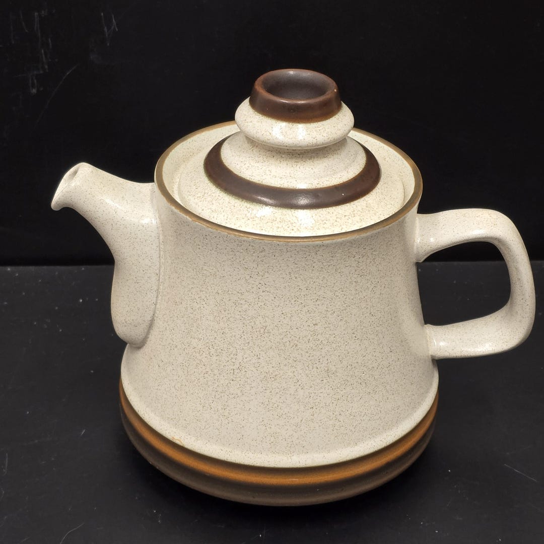 Vintage Denby Potters Wheel Pattern Tea Pot 3-4 Cup - Etsy