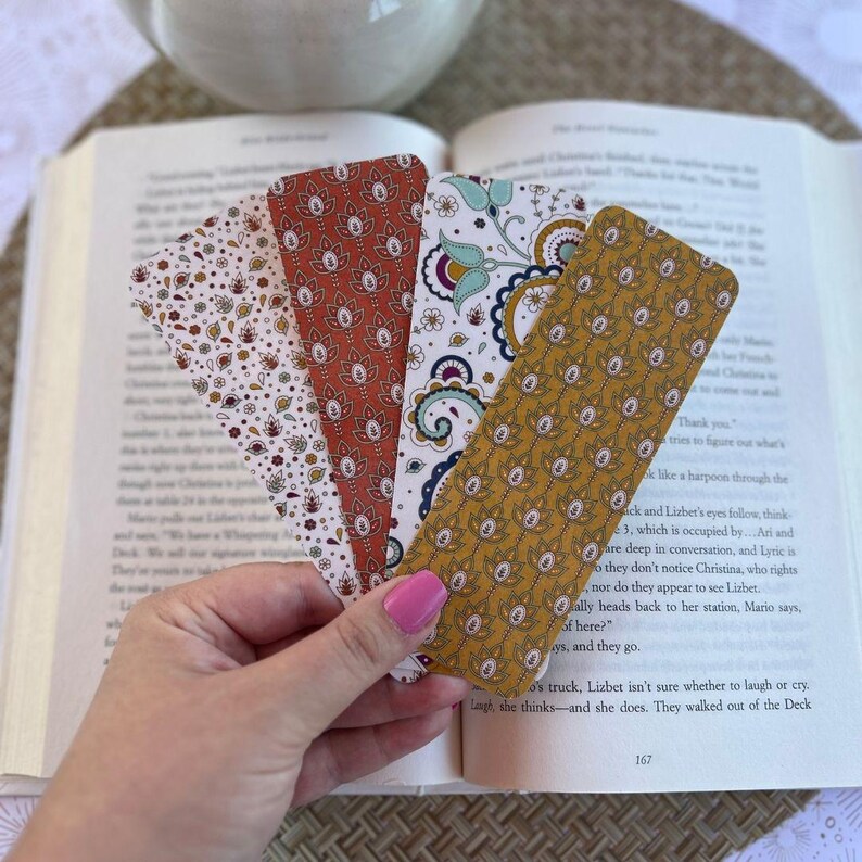 Fall Autumn Leaves Bookmark | Cardstock Bookmarks | Laminated | Gift ...