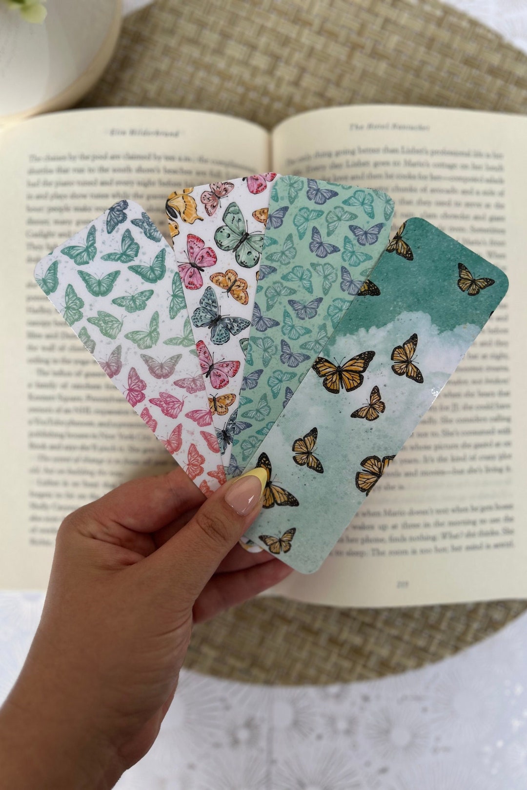 Butterfly Bookmark Collection | Cardstock Bookmarks | Laminated | Gift ...