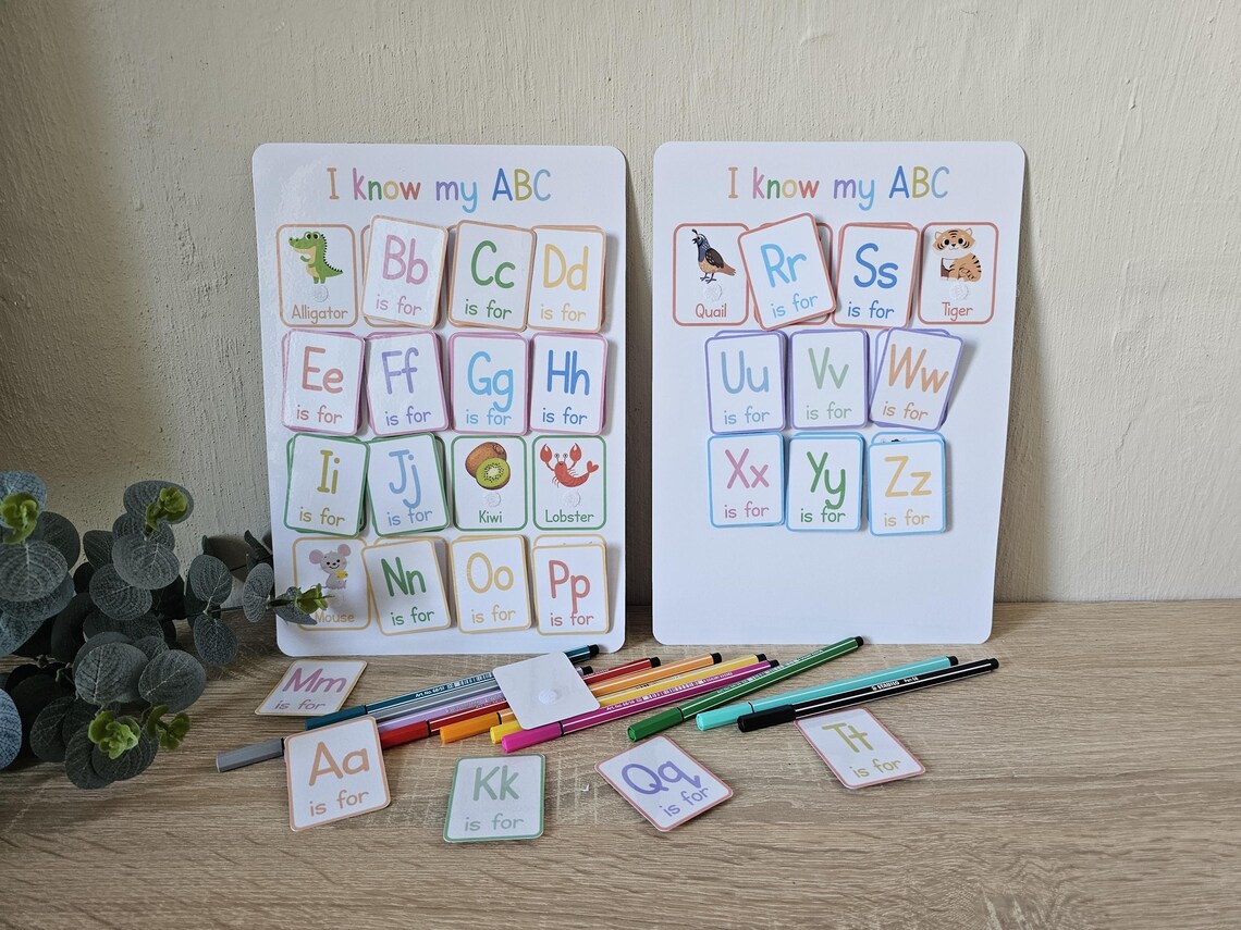 Toddler Learning Binder, Preschool Printable, Toddler, Abc Learning ...