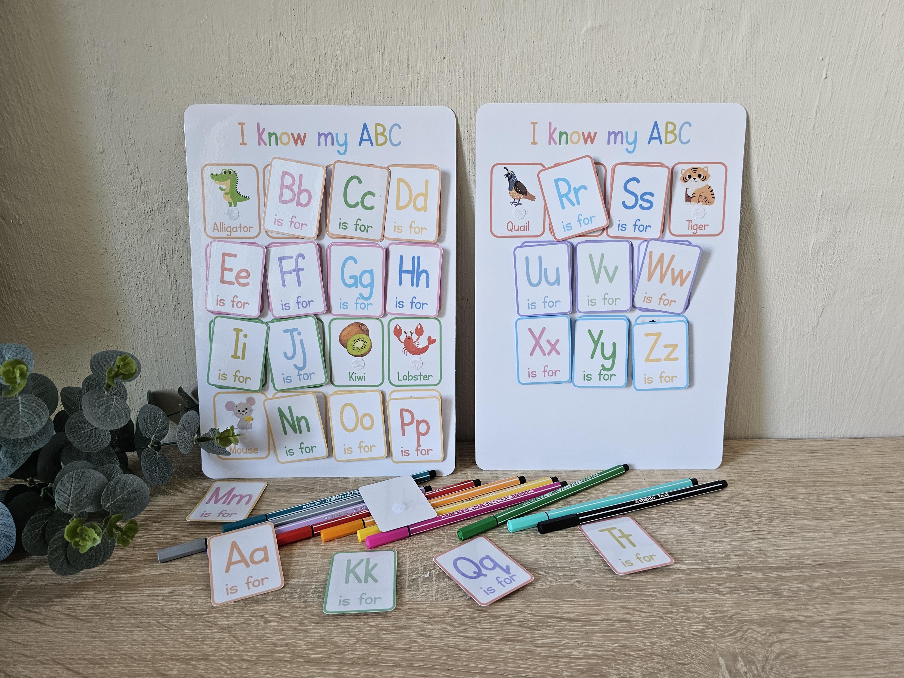 Toddler Learning Binder, Preschool Printable, Toddler, Abc Learning ...