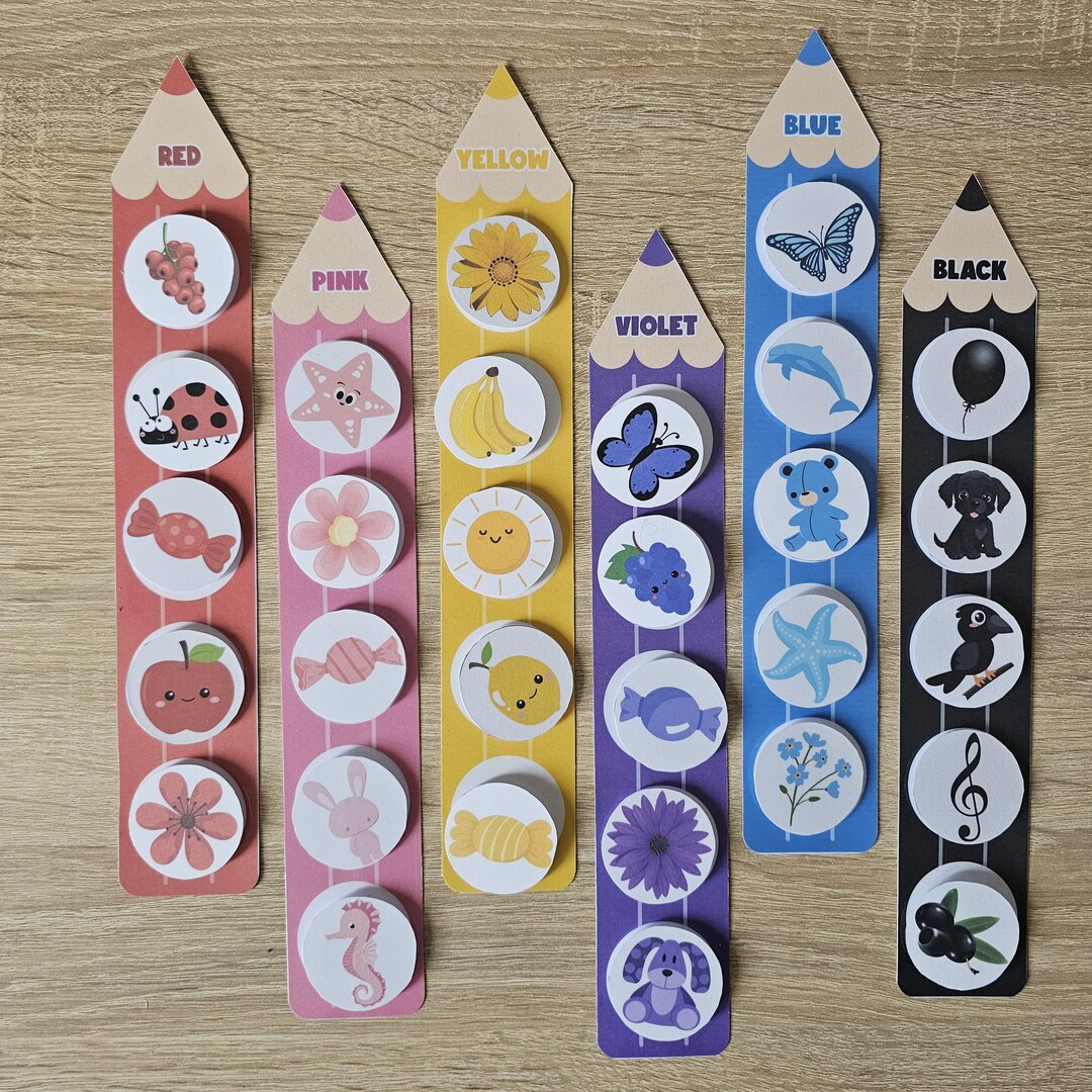 Colors Matching Activities, Learning Binder, Preschool Activities ...