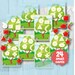 2D Shape Matching Printables Red Apples Pretend Play Activity Toddlers ...
