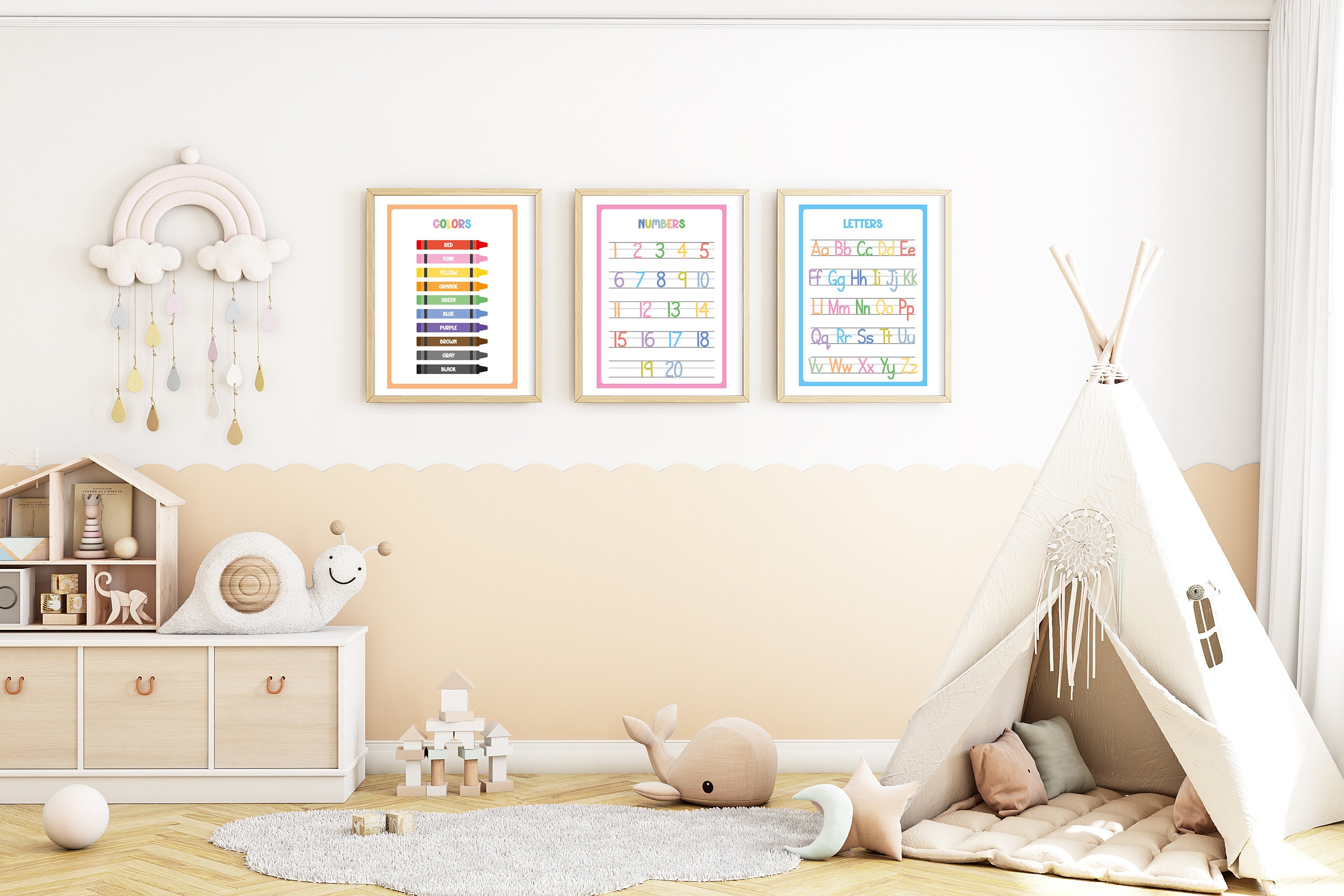 12 Educational Posters, Homeschool Prints, Montessori Classroom Decor ...