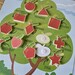 2D Shape Matching Printables Red Apples Pretend Play Activity Toddlers ...