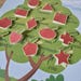 2D Shape Matching Printables Red Apples Pretend Play Activity Toddlers ...