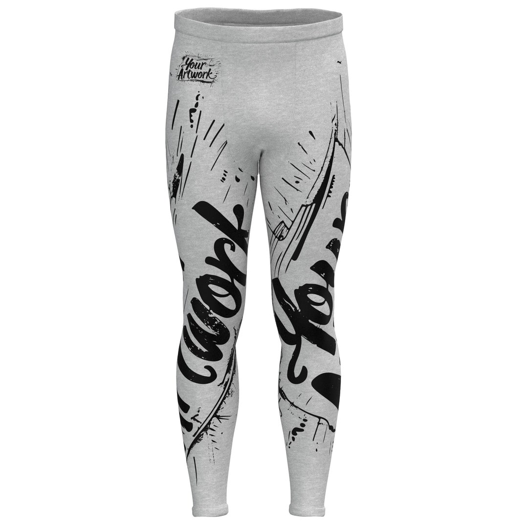 Custom All Over Print Men's Compression Pants - Etsy