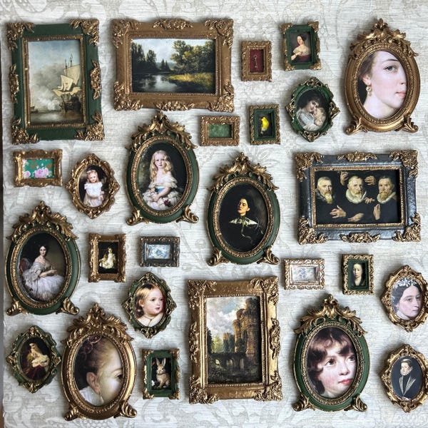 Miniature Framed Art - Etsy