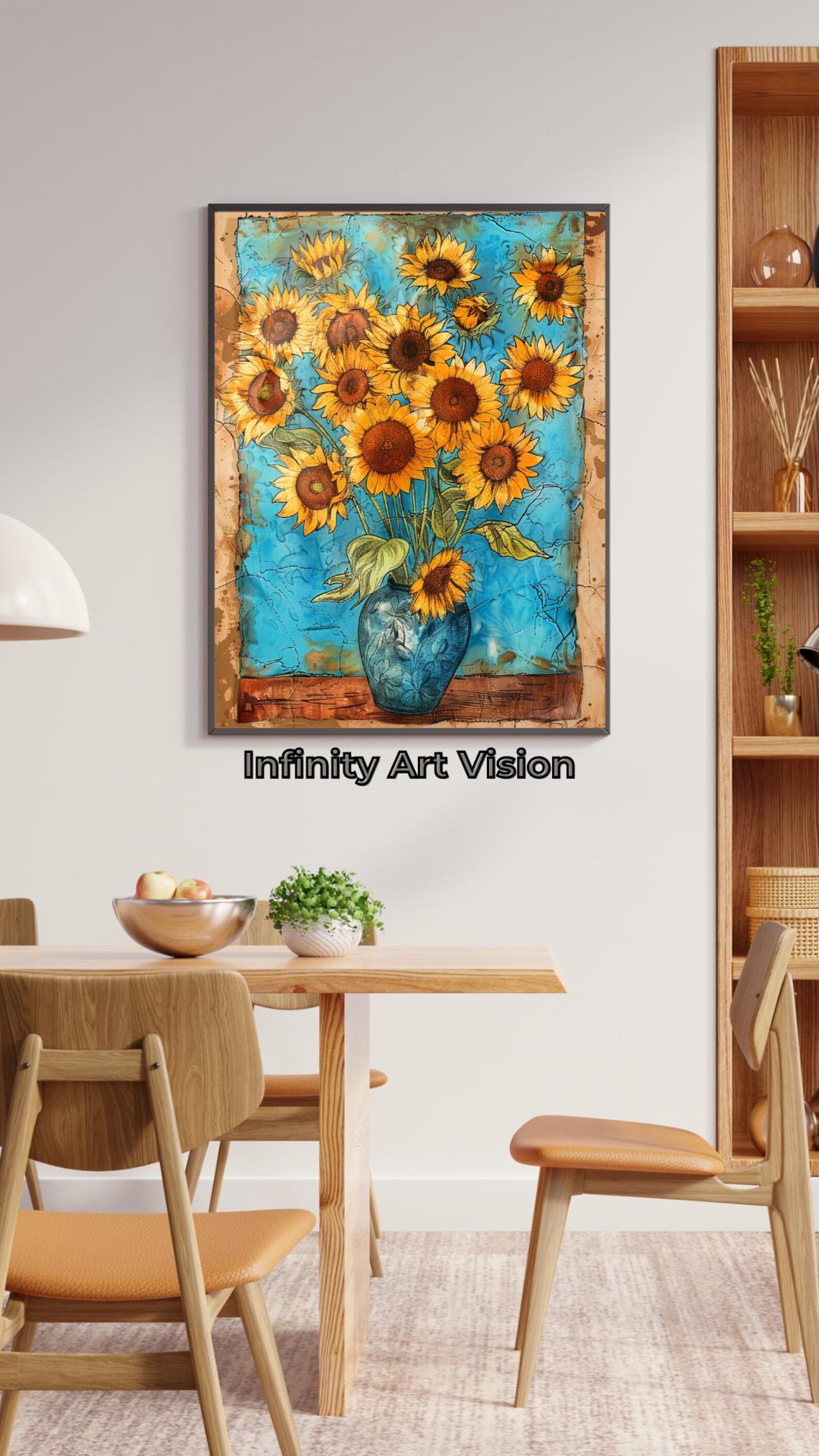 Vincent Van Gogh Sunflowers | Yellow Flowers Print | Impressionist ...