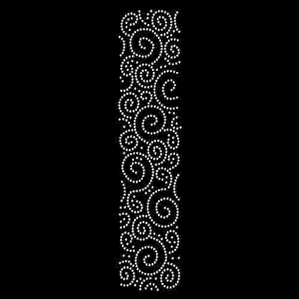 Rhinestone Template Svg Swirl - Etsy