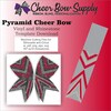Complete Set of Printable Cheer Bow Template and Loop Graphic Placement ...