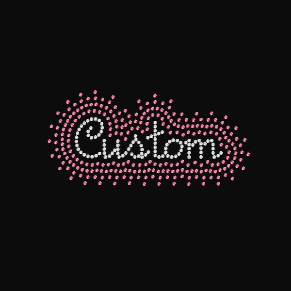 Rhinestone Transfer - Etsy