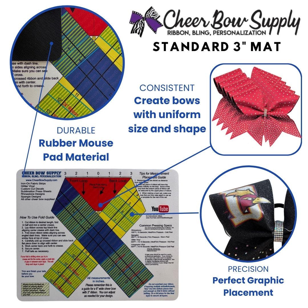 Cheer Bow Template Mat and Graphic Placement Guide - Etsy