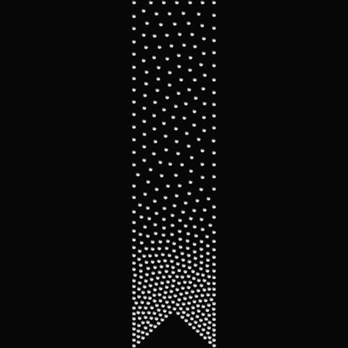 3" Gradient Cheer Bow Strip Rhinestone Template INSTANT FILE DOWNLOAD ...