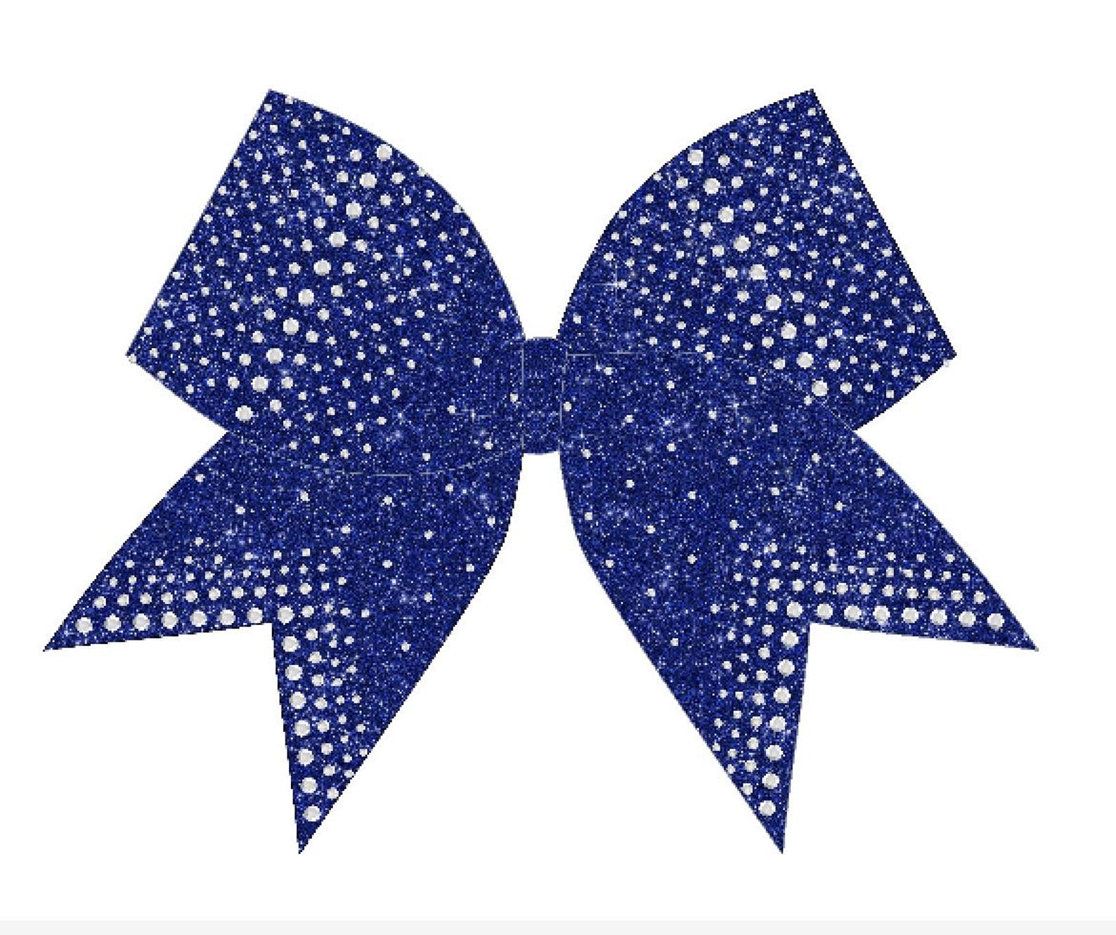Atlas Rhinestone Cheer Bow SVG Template | Dense Scatter Bow Design ...