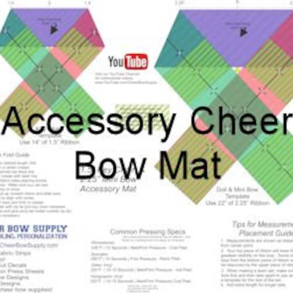 Cheer Bow Template Mat - Etsy