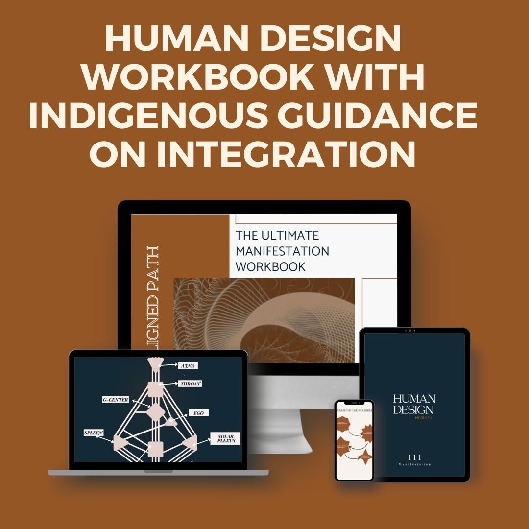 Human Design Workbook | Indigenous Guidance | Self Discovery ...
