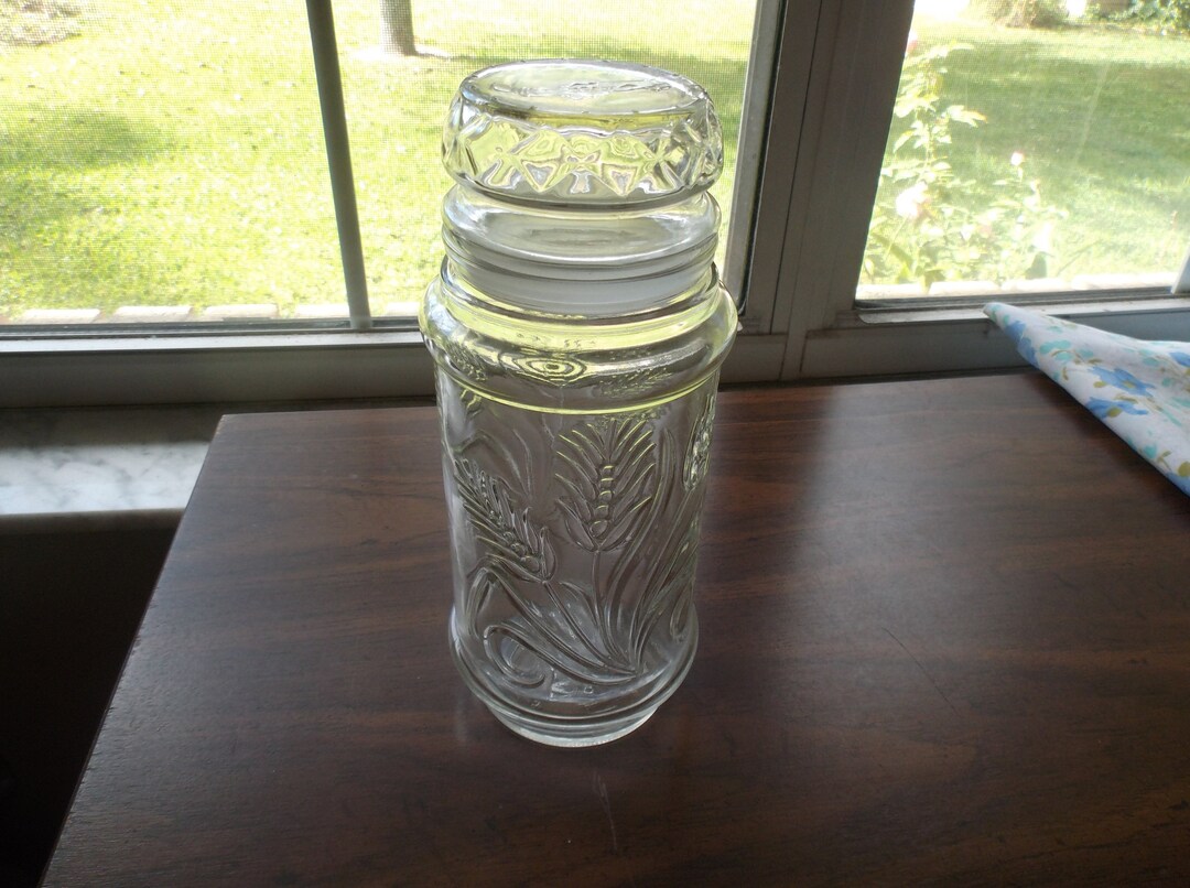 Old Peanut Storage Jar 1982 Collectors Fine - Etsy