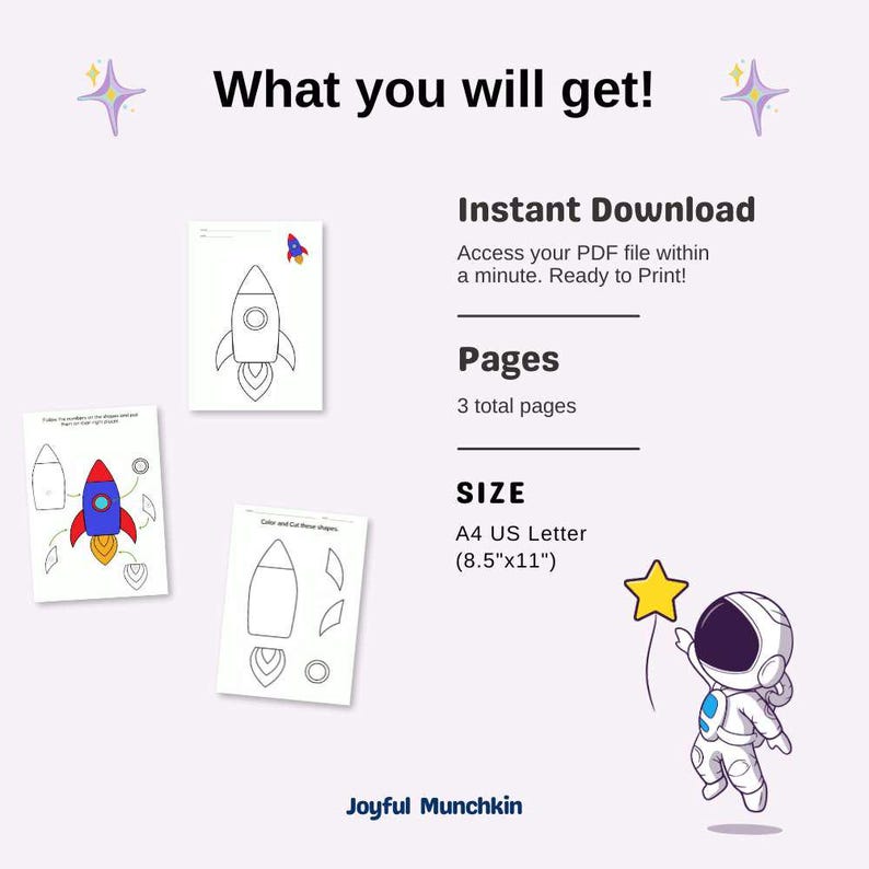 Build a Spaceship Cut and Paste Activity for Kids, Spaceship Coloring ...