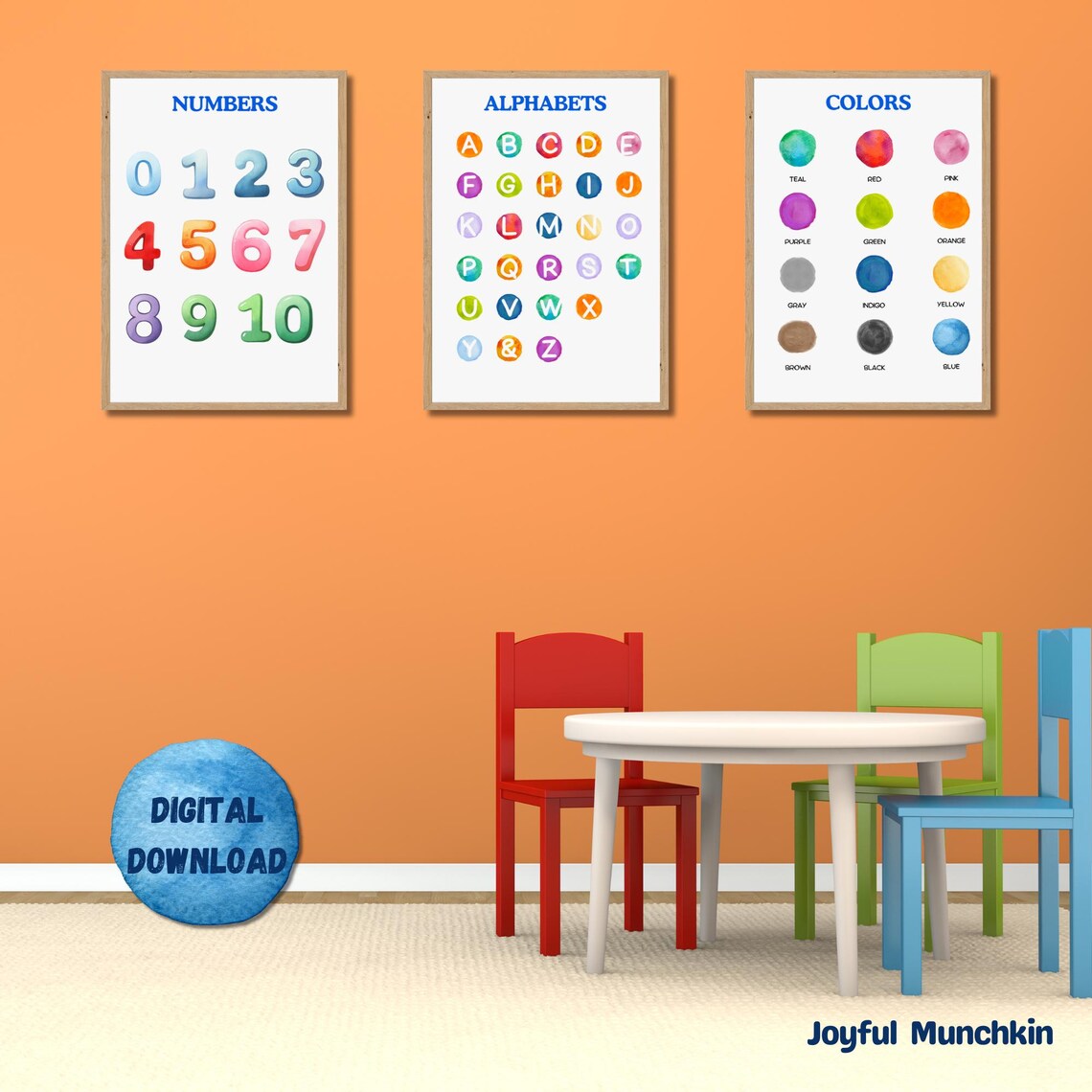 Set of Educational Posters, Homeschool Printables, Montessori Classroom ...