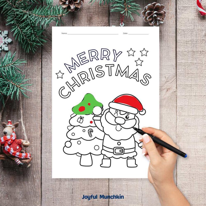 Christmas Worksheets for Classroom, Holiday Busy Book for Kids ...