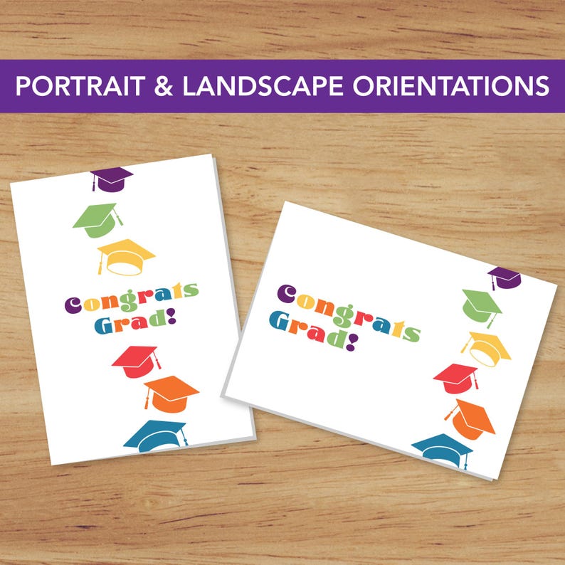 Printable Graduation Card, High School and College Graduation Gift for ...