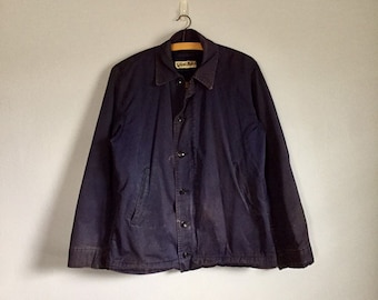Navy Utility Jacket | Etsy