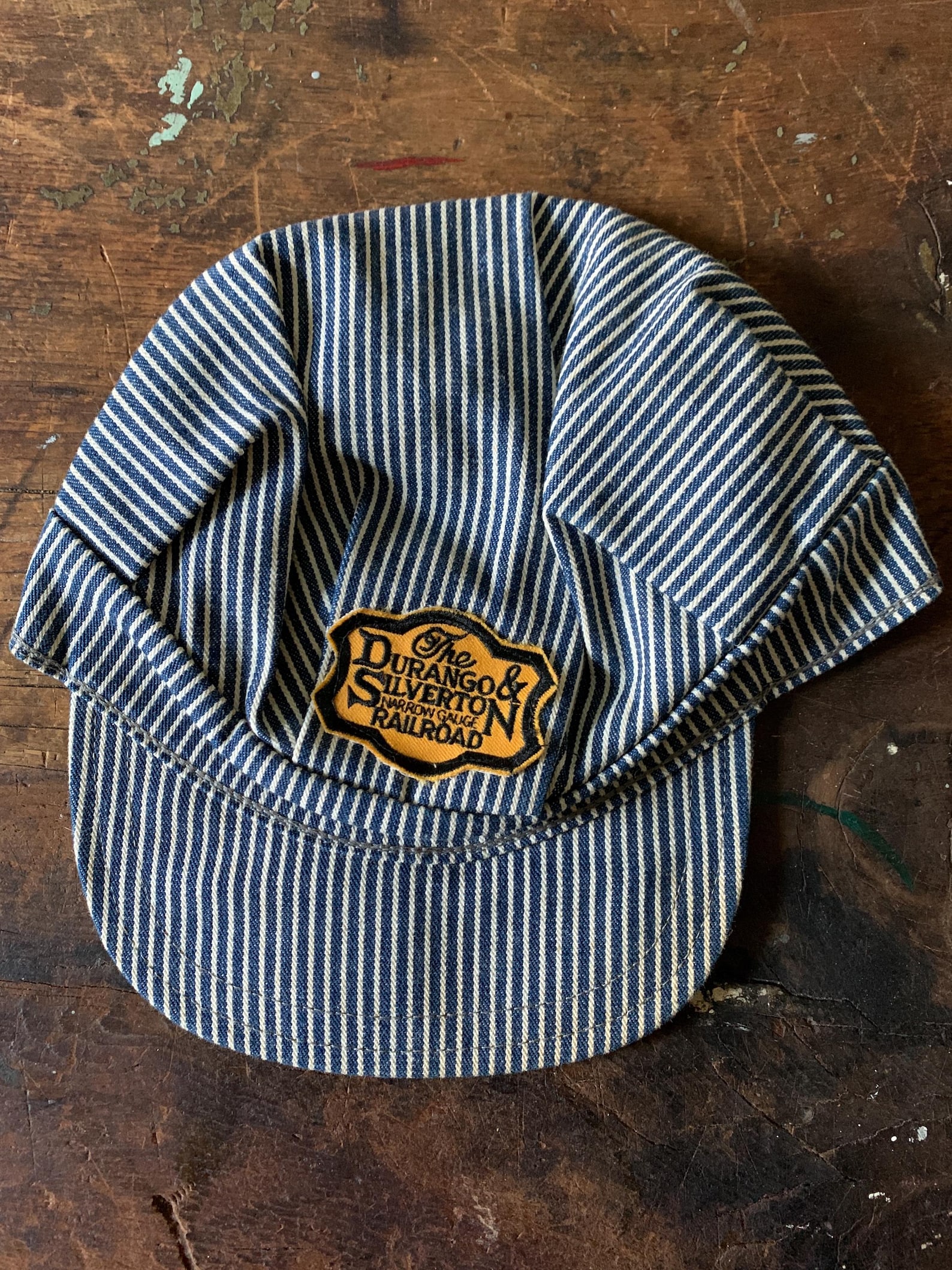 Vintage Hickory Stripe Denim Railroad Engineer Caps Hats - Lot of (5 ...