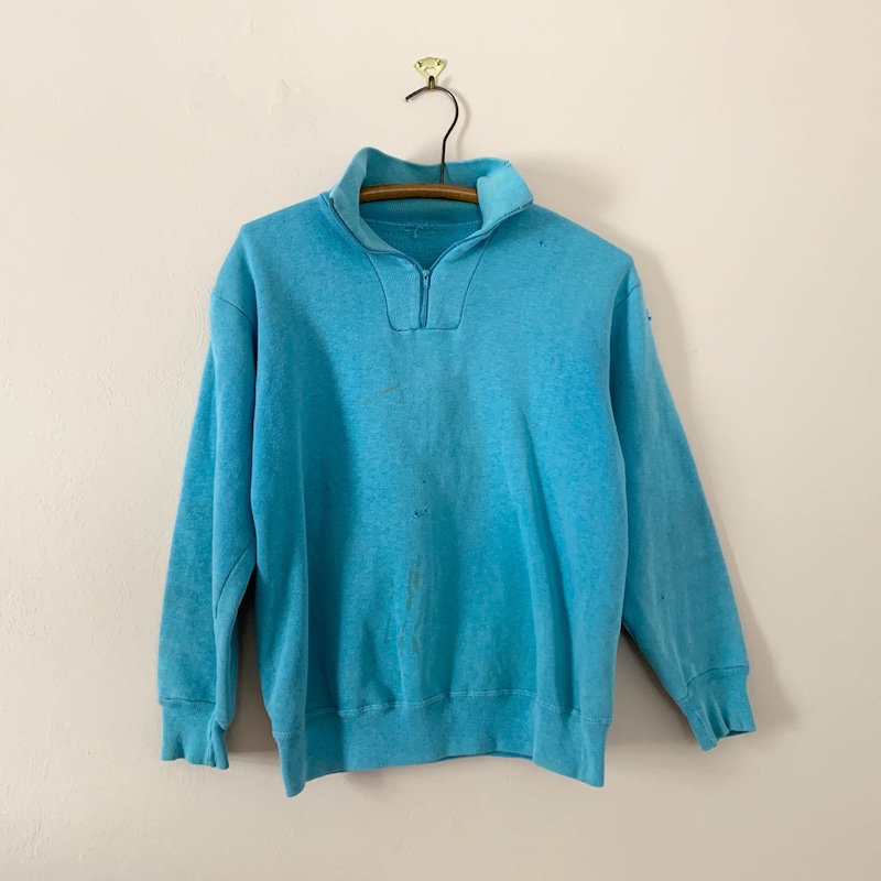 70s Men Quarter Zip - Etsy