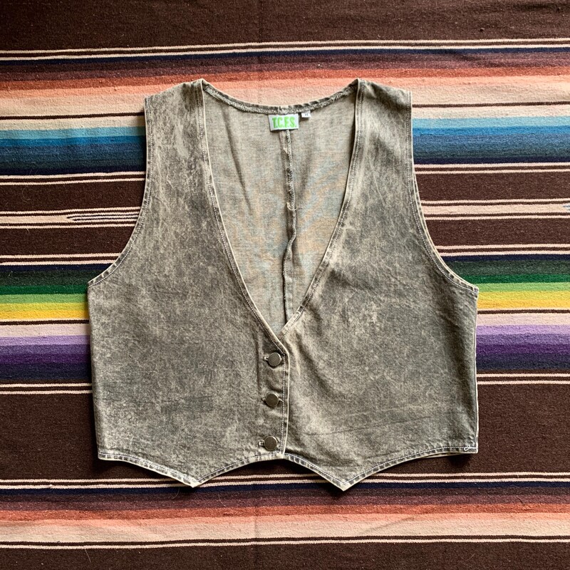 80s Vest - Etsy