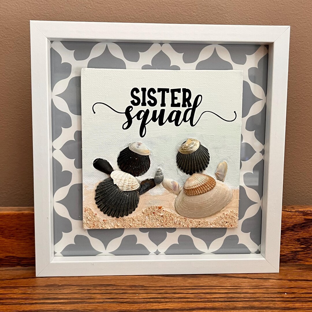 Sister Squad Sea Shell People, Unique Gift for Sister People Out of ...