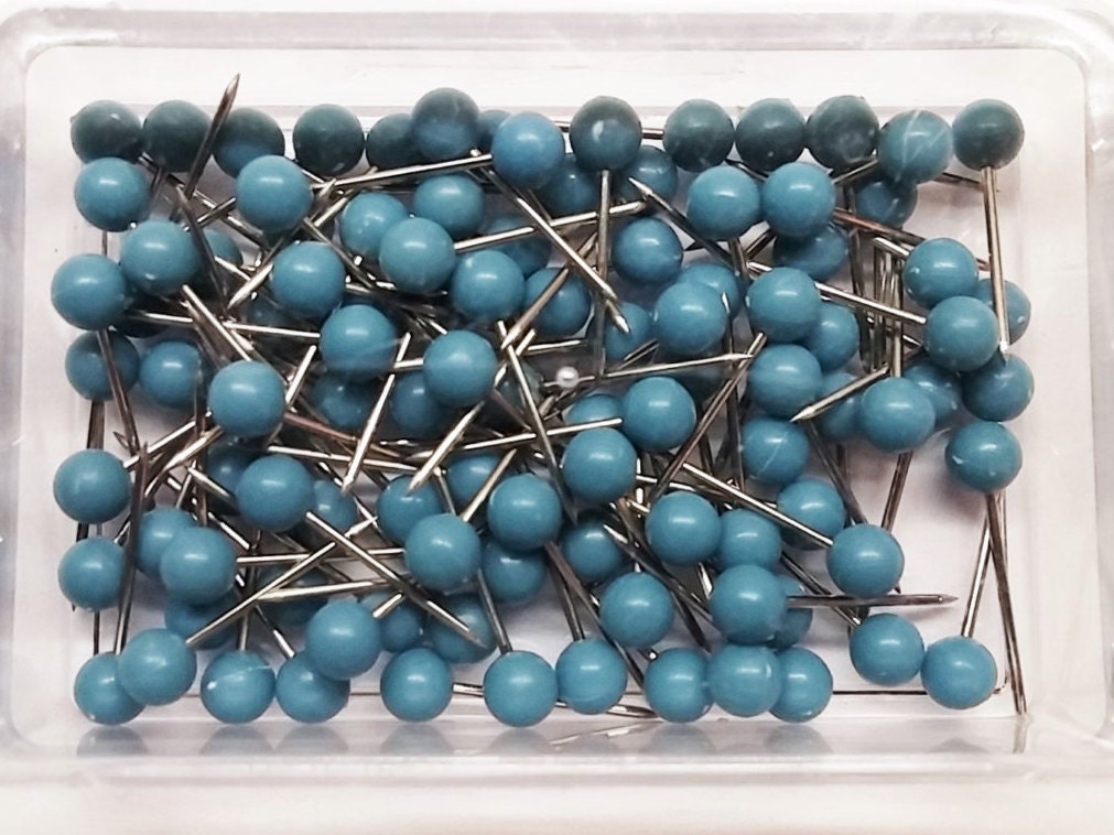 1000 Shiny Map Tacks Travel Map Pins Various Colors 100 | Etsy